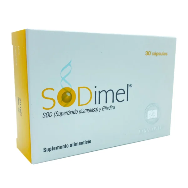 Sodimel suplemento antioxidante antiedad 30 capsulas. - Farmacia Olivos